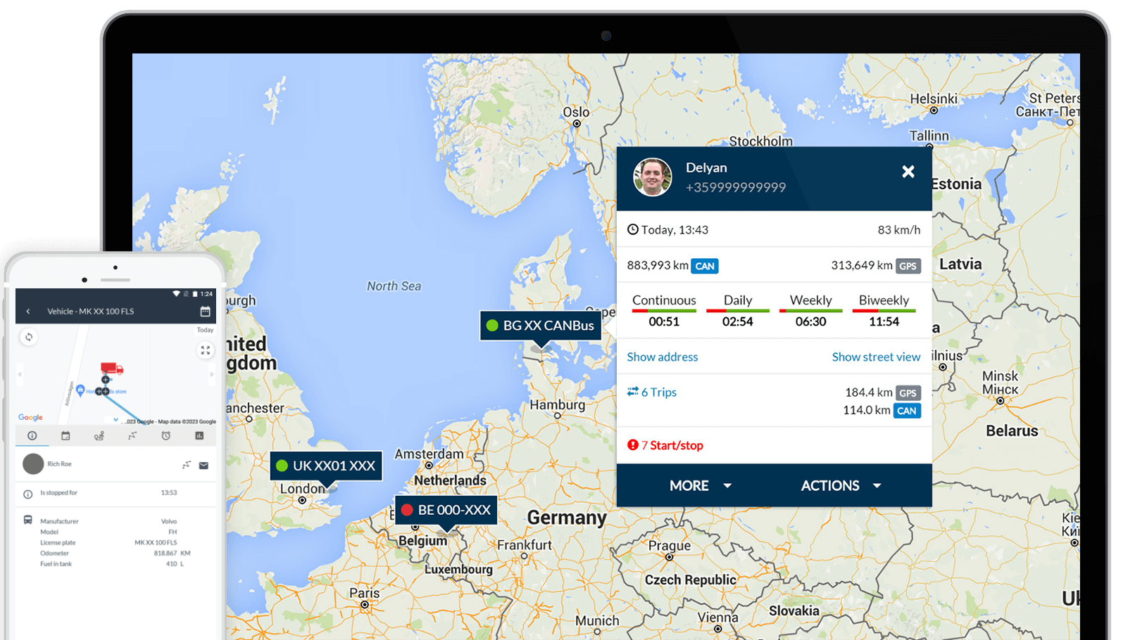 Driver Identification System - Track Assignments - Frotcom